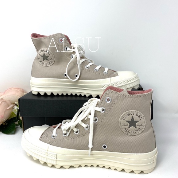 Converse | Shoes | Converse Ctas Lift Ripple High Top Canvas Papyrusw ...